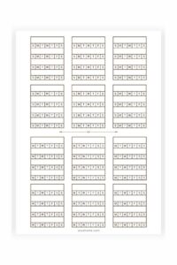 Free Printable Habit Tracker Templates (50+ Trackers) - AnjaHome