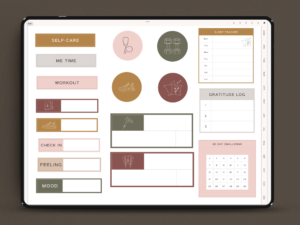 Free Digital Planner Stickers For Goodnotes Planners - AnjaHome