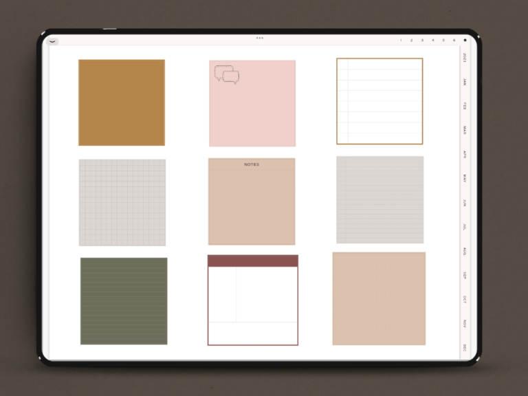 Free Digital Planner Stickers For Goodnotes Planners - AnjaHome
