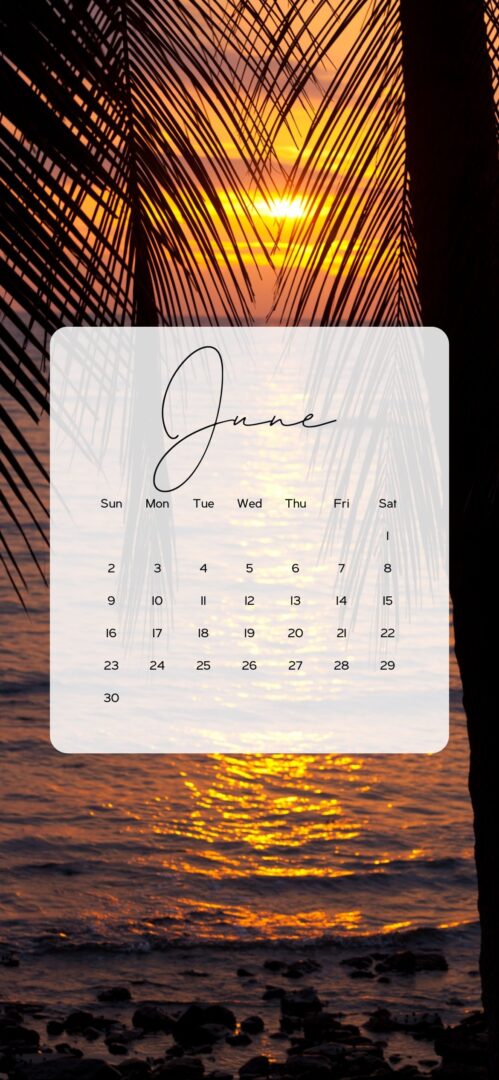June Calendar Wallpaper (2024 Free Update) - AnjaHome