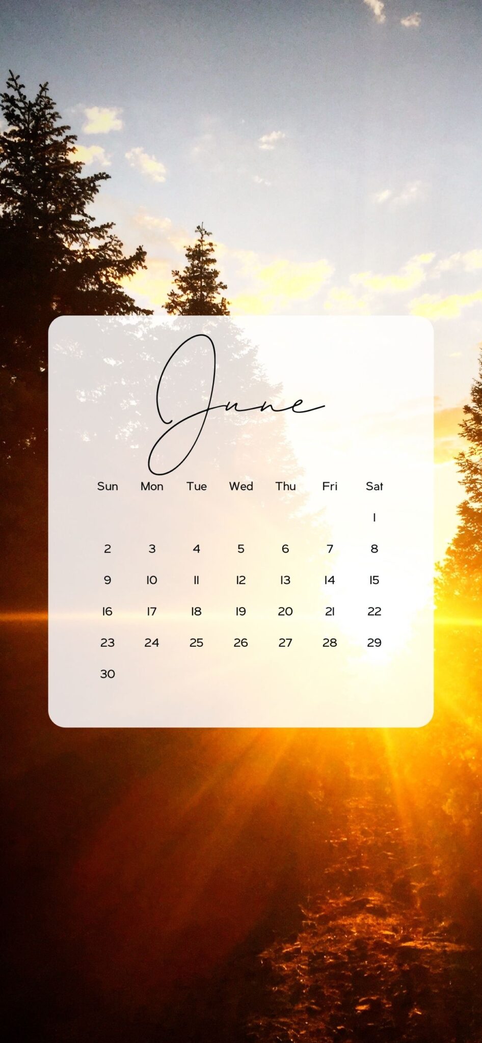 June Calendar Wallpaper (2024 Free Update) - AnjaHome