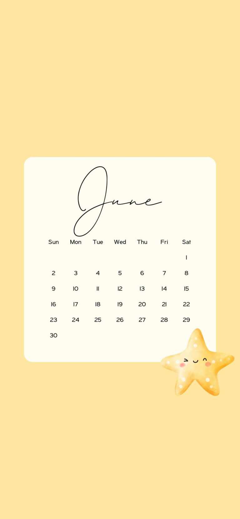June Calendar Wallpaper (2024 Free Update) - AnjaHome