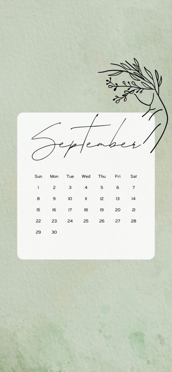 September Calendar Wallpaper Tech Backgrounds (2024) - AnjaHome