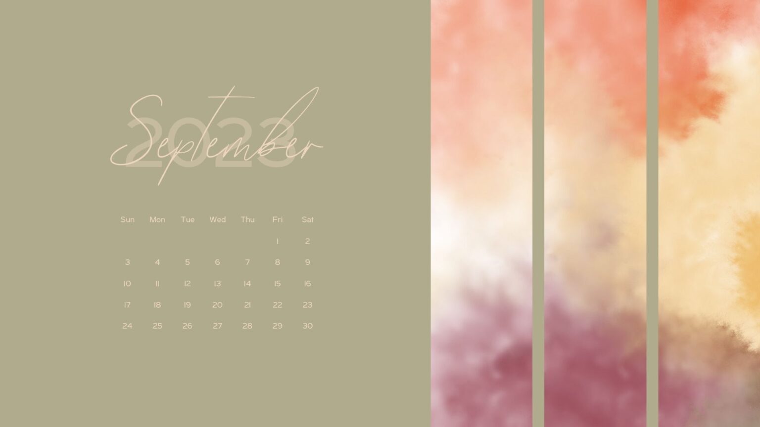 September Calendar Wallpaper Tech Backgrounds (2024) - AnjaHome