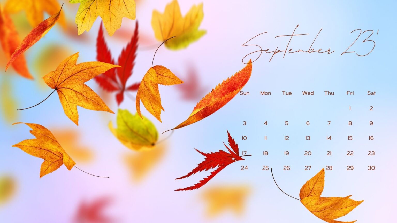 September Calendar Wallpaper Tech Backgrounds (2024) - AnjaHome
