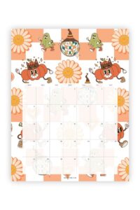 Cute October 2024 Calendar Printable You Get For Free - AnjaHome