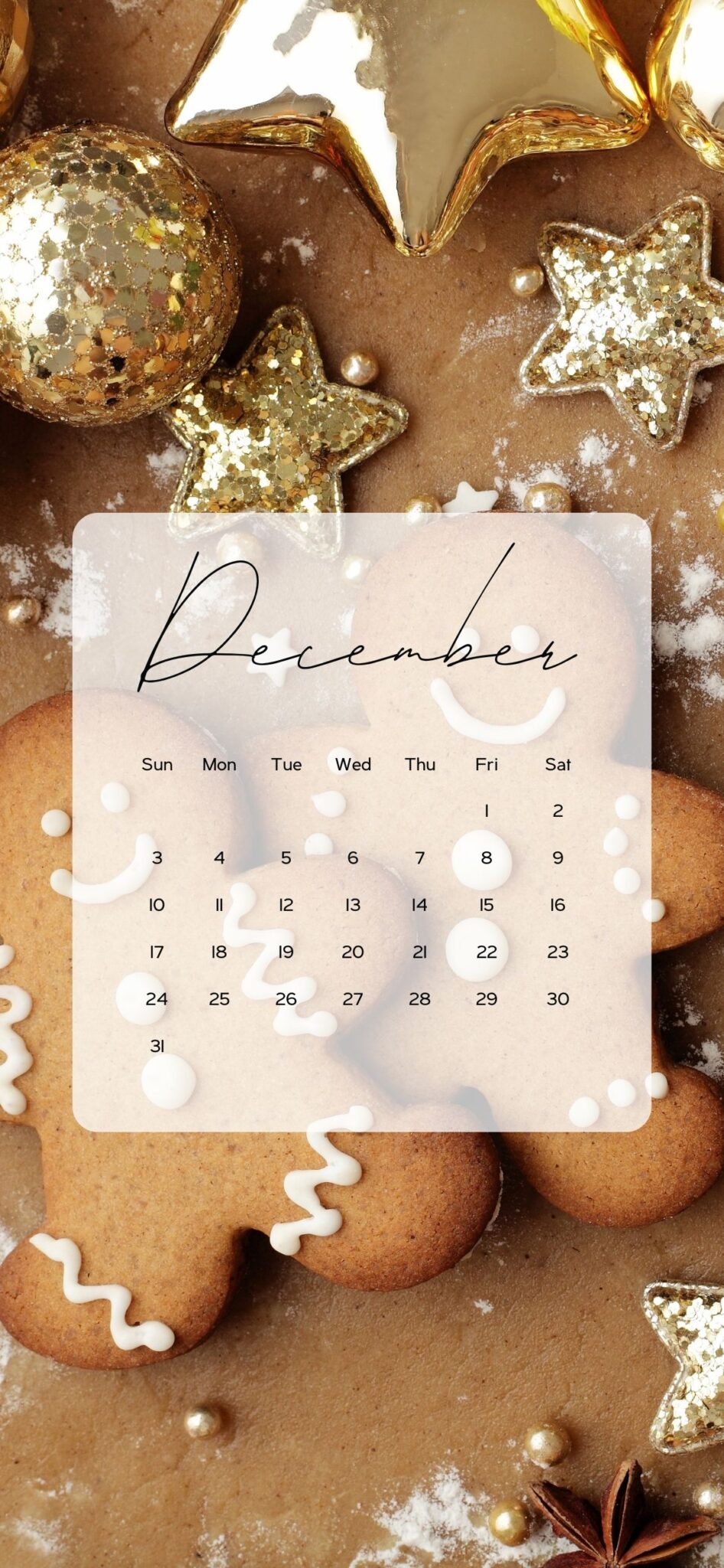 December Calendar Wallpaper Aesthetic Backgrounds - AnjaHome