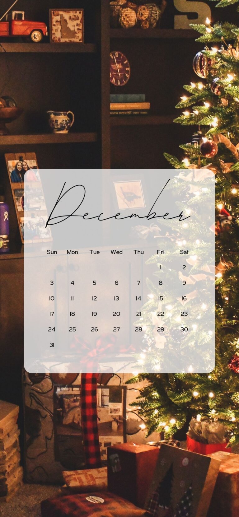 December Calendar Wallpaper Aesthetic Backgrounds - AnjaHome