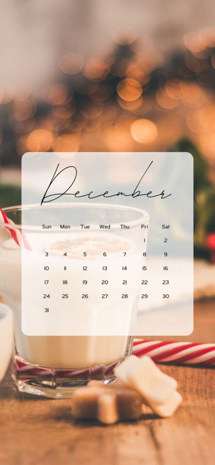 December Calendar Wallpaper Aesthetic Backgrounds - AnjaHome