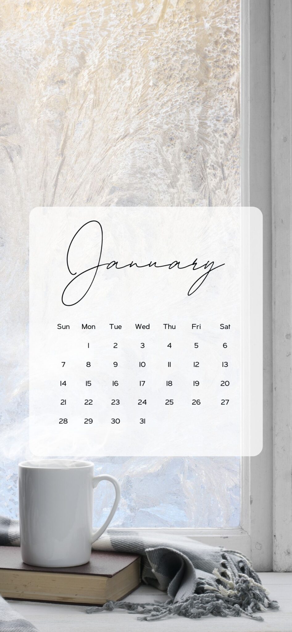 January Calendar Wallpaper Aesthetic Backgrounds - AnjaHome