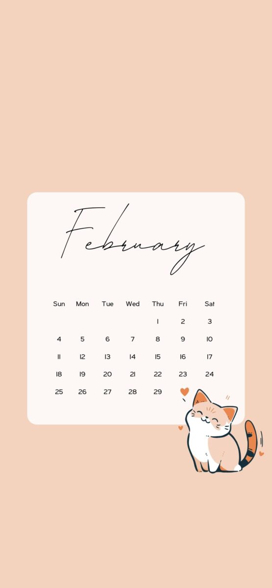 February Calendar Wallpaper Cute Backgrounds - AnjaHome