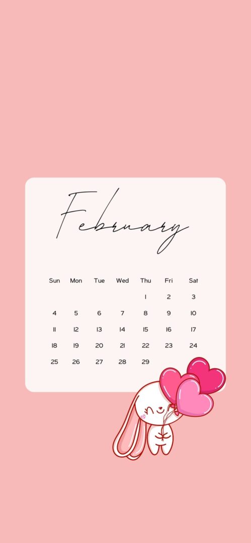 February Calendar Wallpaper Cute Backgrounds - AnjaHome