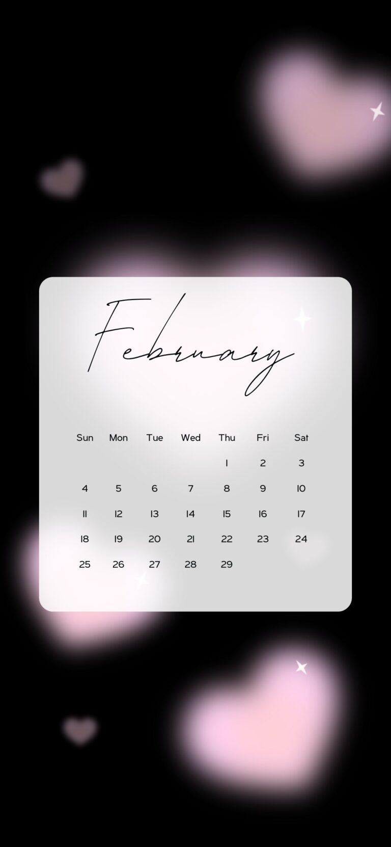 February Calendar Wallpaper Cute Backgrounds - AnjaHome