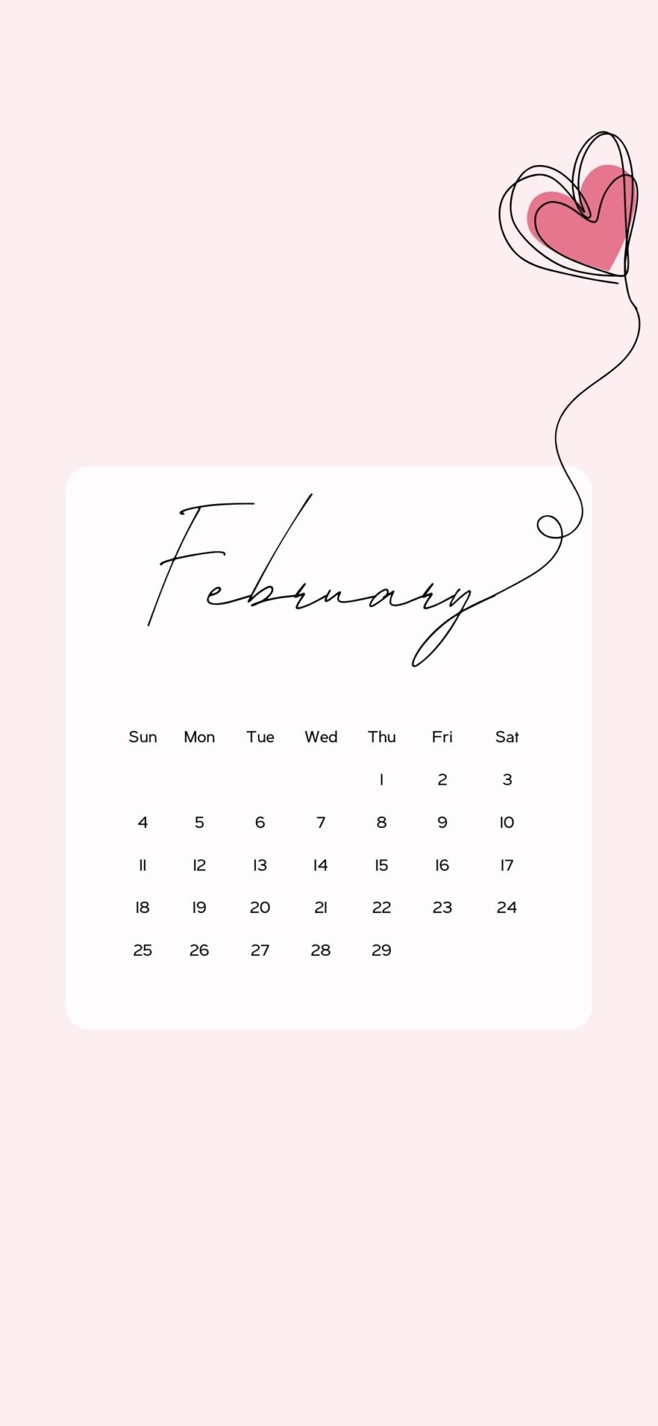 February Calendar Wallpaper Cute Backgrounds - AnjaHome