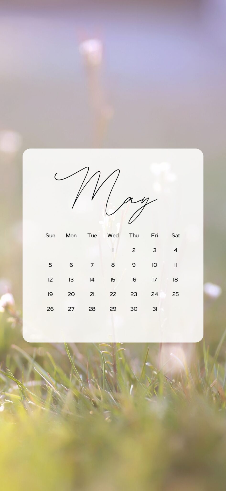 May Calendar Wallpaper Cute Backgrounds for 2024 - AnjaHome