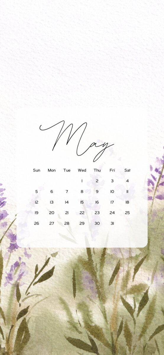 May Calendar Wallpaper Cute Backgrounds for 2024 - AnjaHome