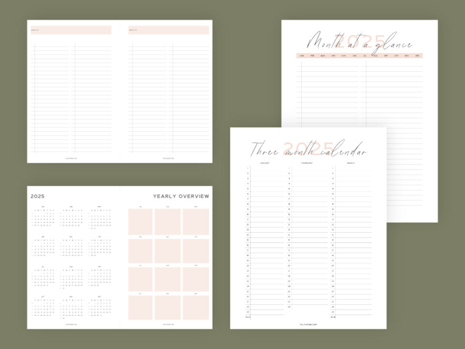 Free Printable Planner 2025 Pdf - AnjaHome