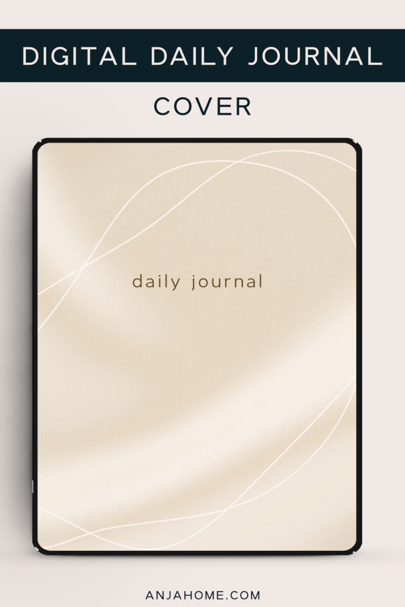 Digital Daily Journal Templates - AnjaHome